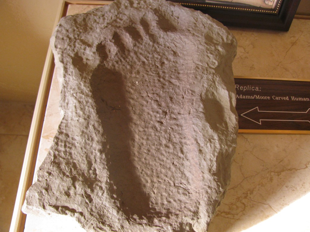 Earnest and George Adams - Footprints in Stone